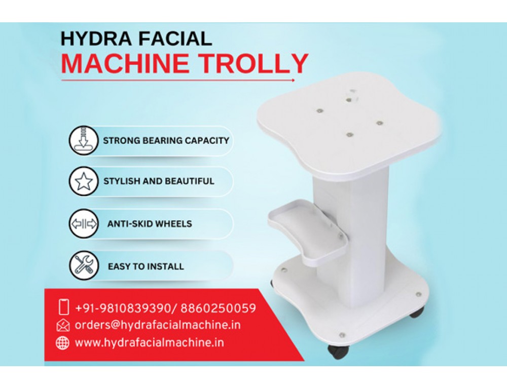 Hydra Facial Machine Trolly