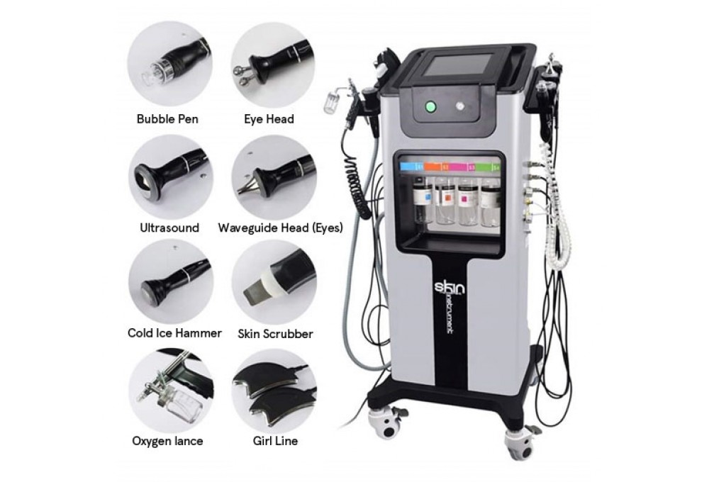 Hydra Facial Machine 8 in 1 For Salon/Beauty Parlour/Skin Clinic